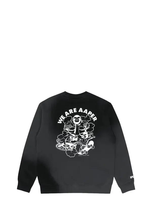AAPE BY *A BATHING APE Graphic Sweatshirt - Green