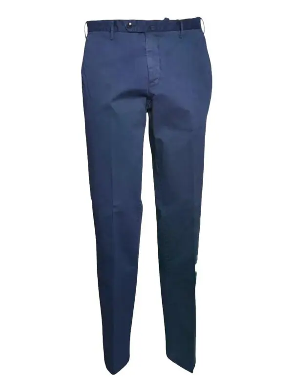 L.B.M. 1911 Elton Pressed-crease Chino Pants - Blue