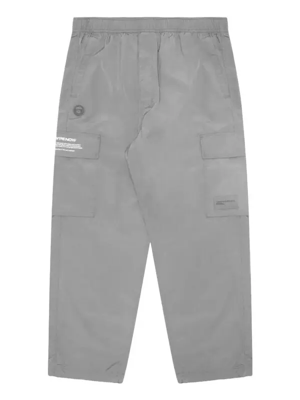 AAPE BY *A BATHING APE Cargo Pants With Logo Patch - Grey