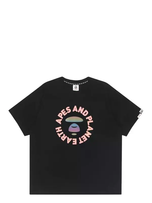 AAPE BY *A BATHING APE Moonface Print T-shirt - Black