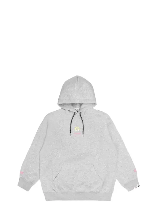 AAPE BY *A BATHING APE Moonface Graphic-print Hoodie - Grey