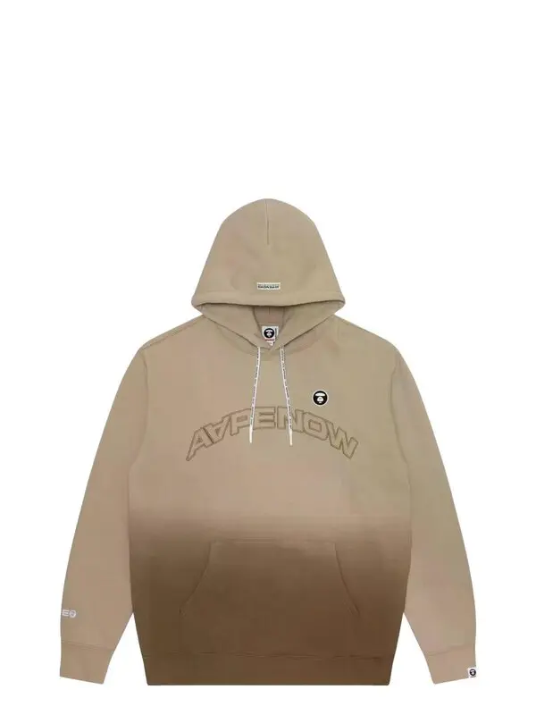AAPE BY *A BATHING APE Moonface Patch Gradient Hoodie - Neutrals