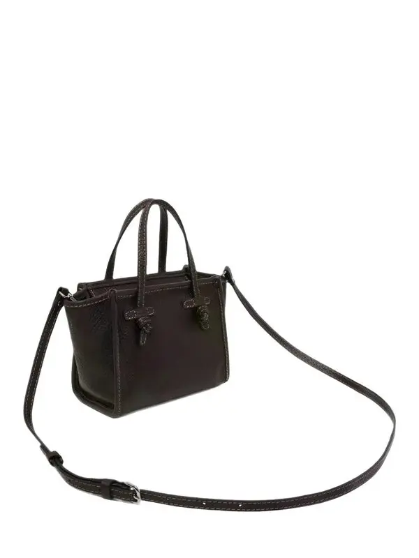 MARCELLA CLUB Mini Knot-detail Tote Bag - Brown