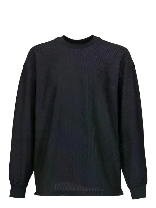 DAIWA PIER39 Long Sleeve Mesh Sweater - Blue