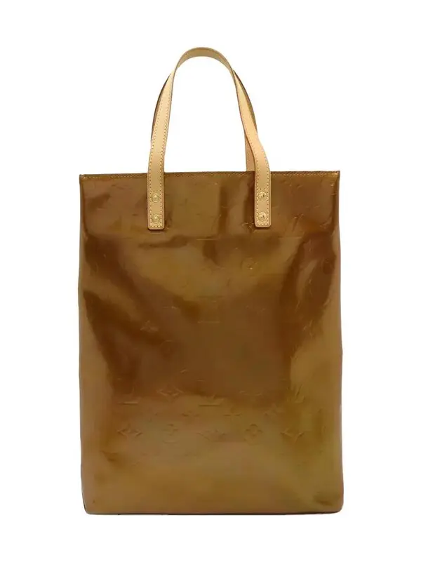 LOUIS VUITTON Monogram Vernis Reade Mm Tote Bag - Brown