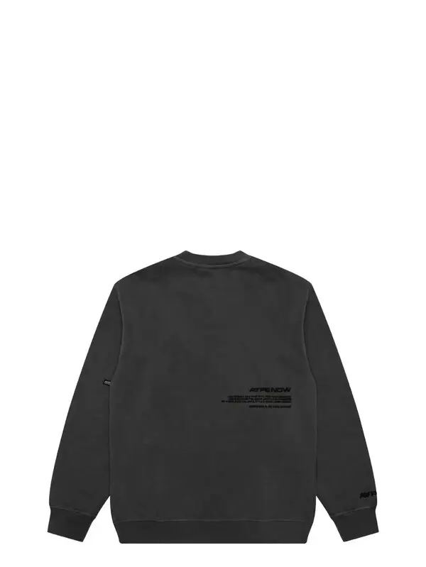 AAPE BY *A BATHING APE Moonface-patch Sweatshirt - Black