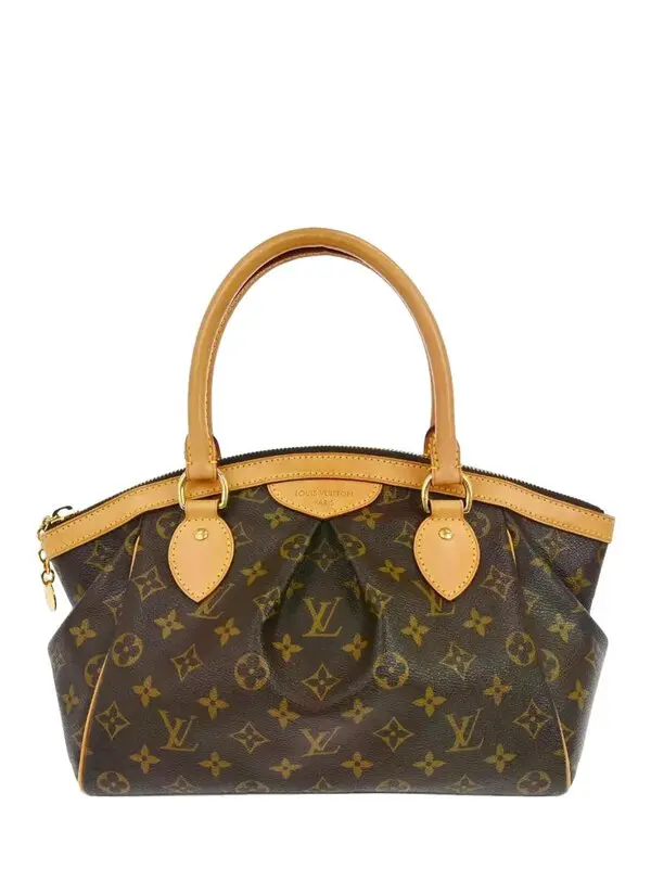 LOUIS VUITTON Monogram Top Handle Handbag - Brown