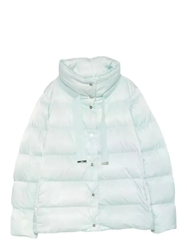 Herno Quilted Drawstring Parka - Blue