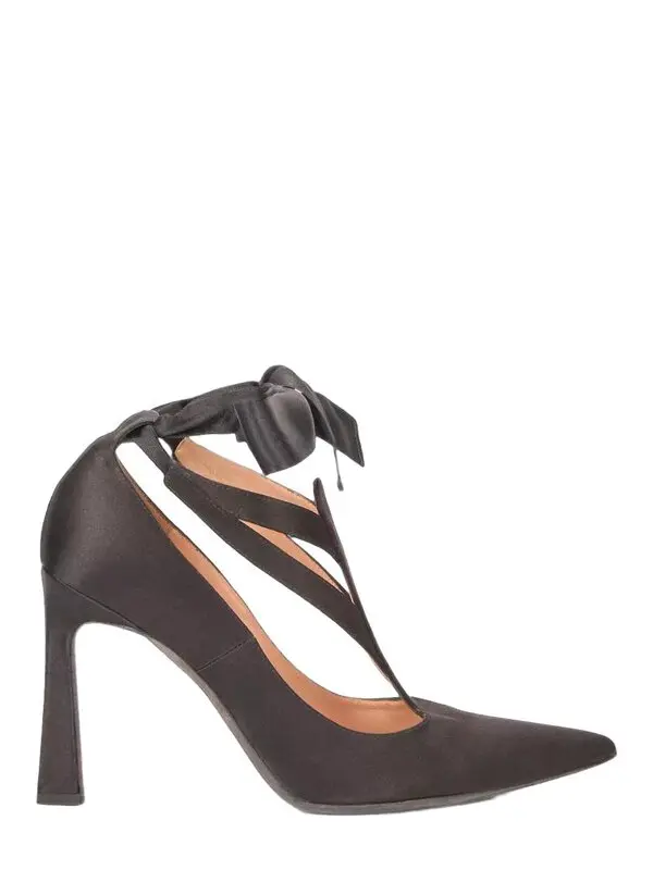 Alberta Ferretti Lace-up Pointed-toe Pumps - Black