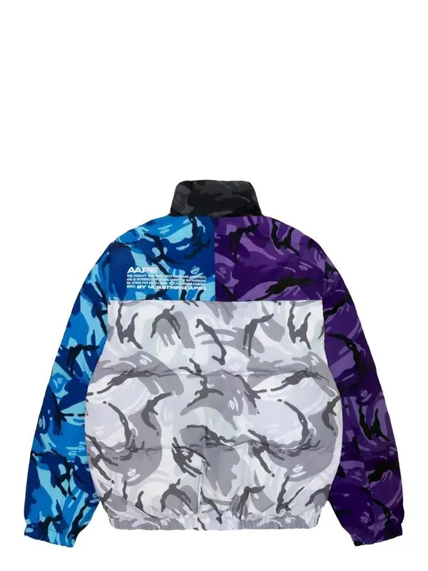AAPE BY *A BATHING APE Moonface Camo-print Jacket - Black
