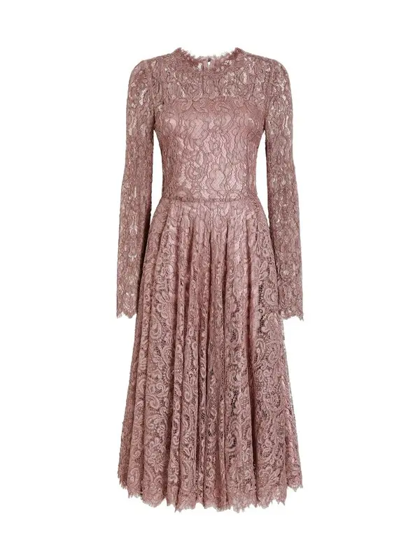 Dolce & Gabbana Lace Dress - Multicolor