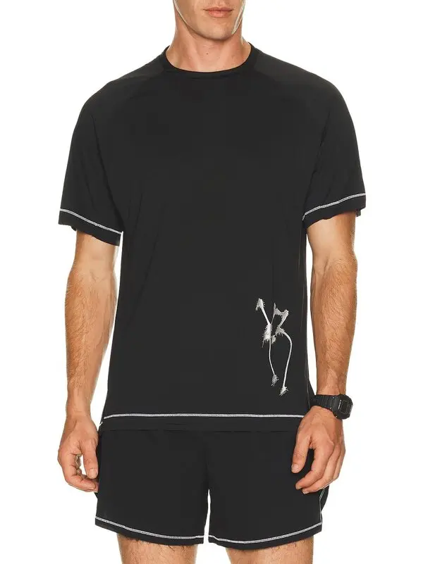 Y3 Gfx Run Tee - Black