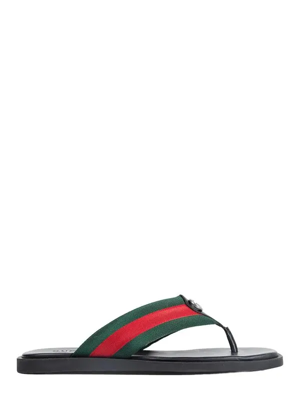 Gucci Interlocking G Thong Sandals - Multicolor