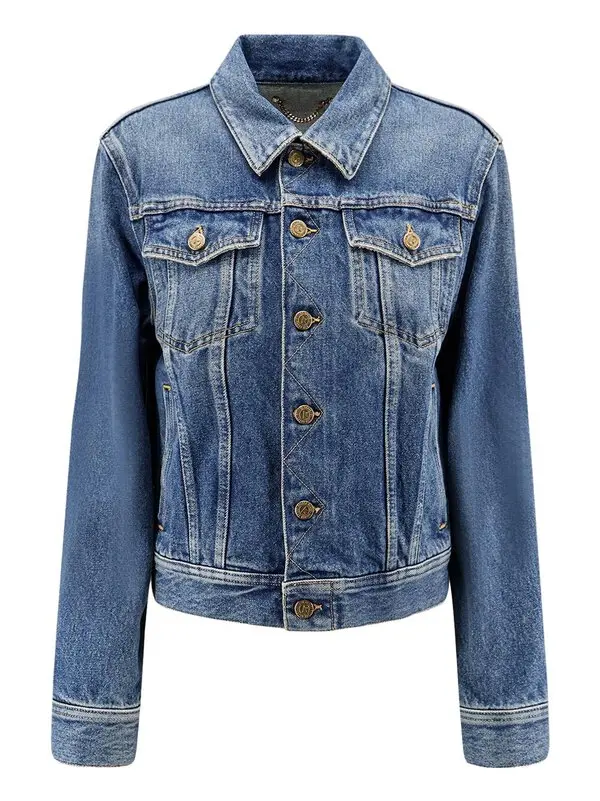 GOLDEN GOOSE Slim Fit Denim Jacket - Blue