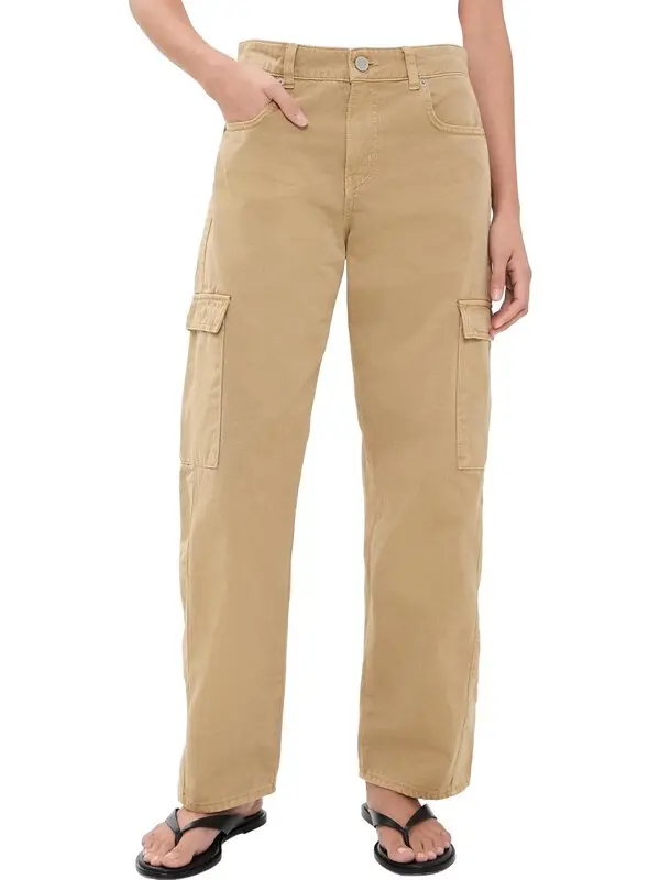 LA LIGNE Clark Cargo Twill Pants - Camel