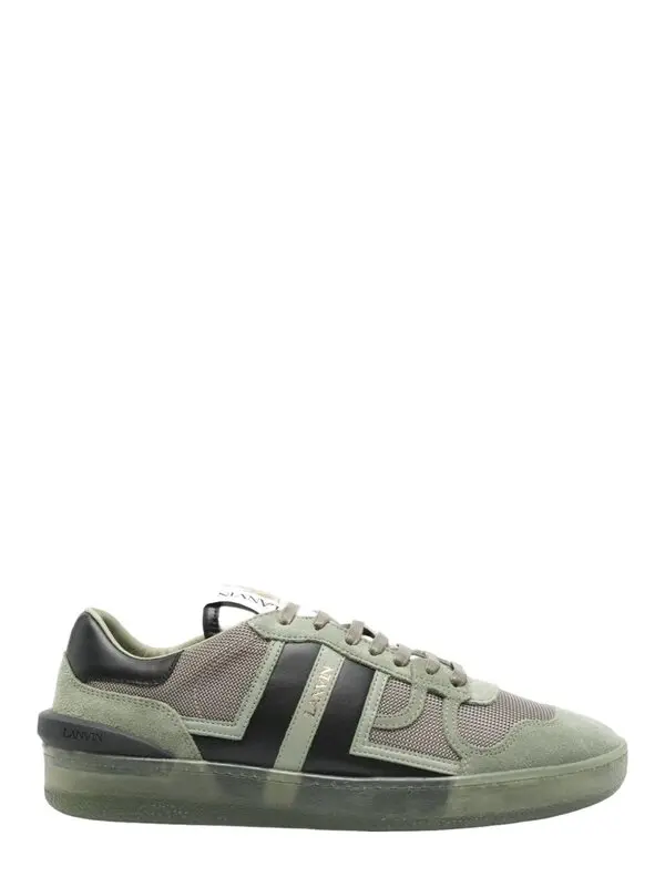 LANVIN Clay Lace-up Sneakers - Green