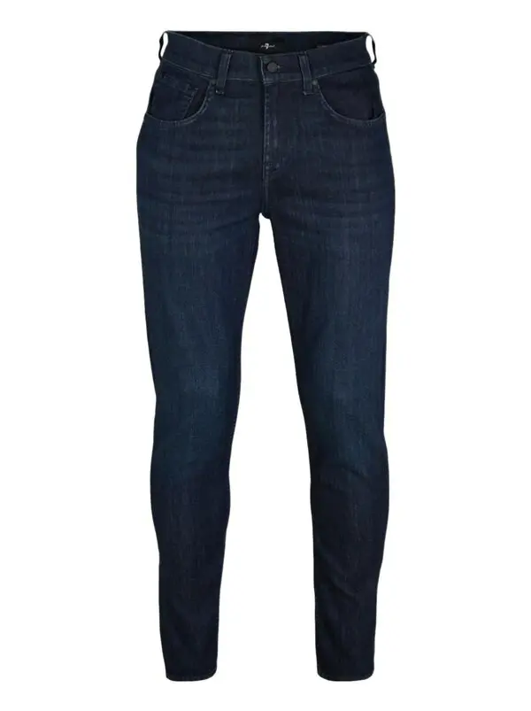 7 For All Mankind Slimmy Tapered Jeans - Black