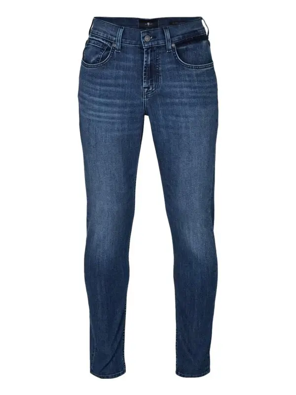 7 For All Mankind Slimmy Tapered Jeans - Blue