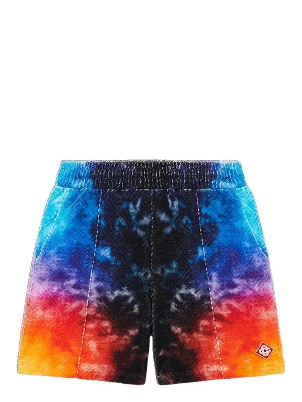 Casablanca Gradient Towelling Shorts - Blue