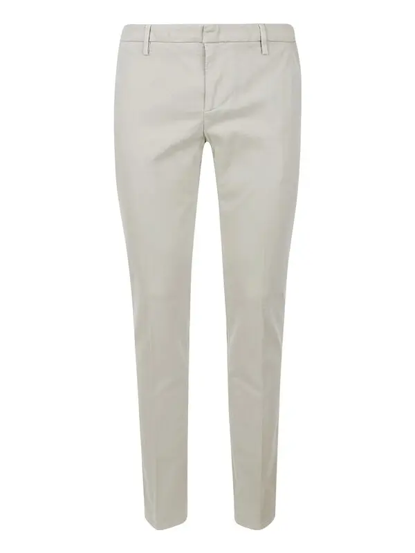 DONDUP Slim Tailored Pants - White