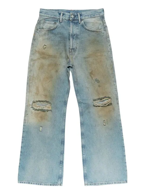 Acne Studios Studded Jeans - Green