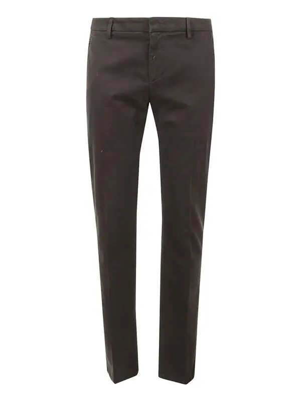 DONDUP Slim Fit Trousers - Black