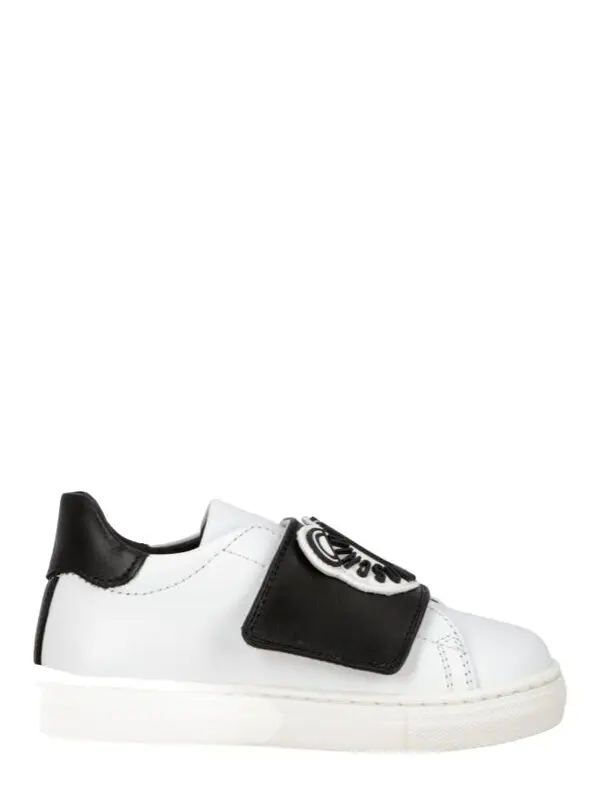 Moschino Teddy Bear Sneakers - White/black