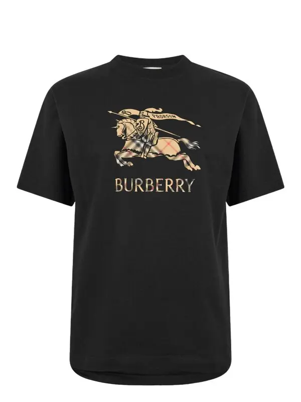 Burberry Logo Short-sleeved T-shirt - Black