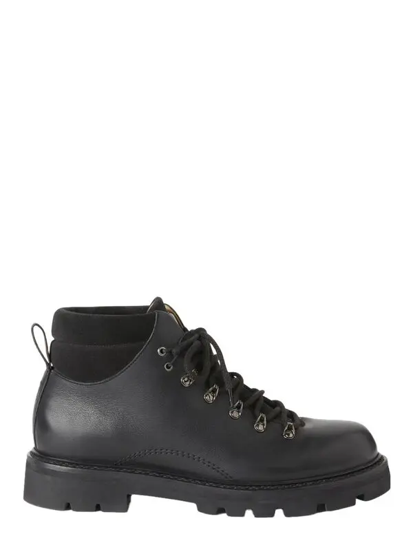 Loro Piana Beinn Walk Lace-up Ankle Boots - Black
