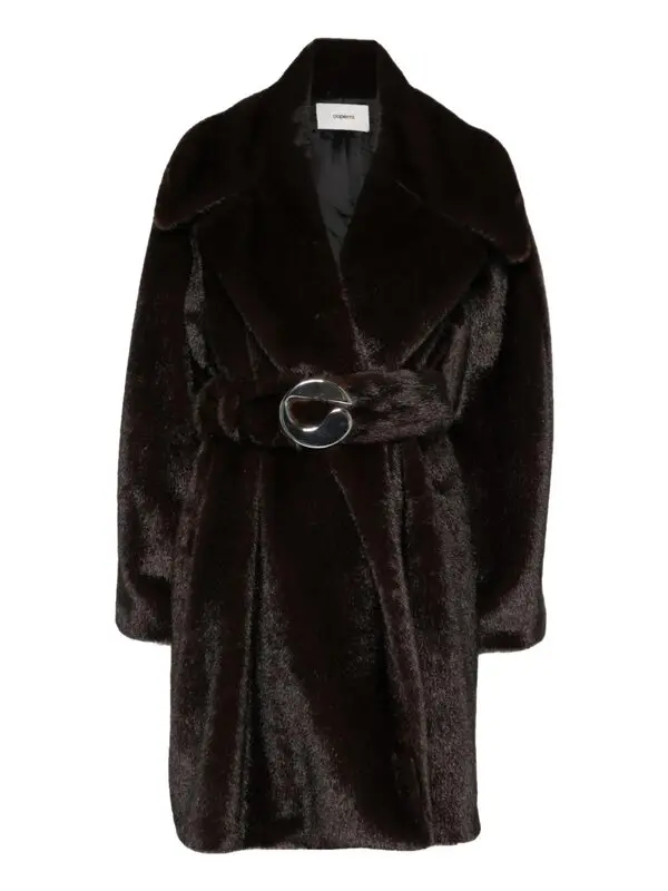 Coperni Belted Coat - Black