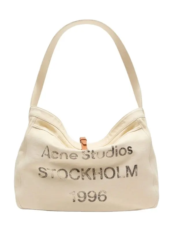 Acne Studios 1996 Logo Crossbody Tote - Nude