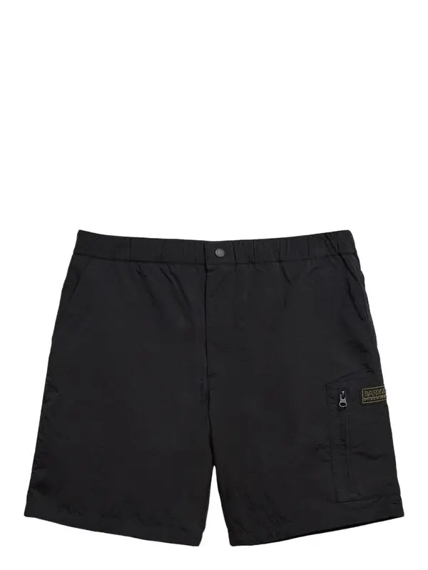 Barbour Logo Patch Shorts - Black