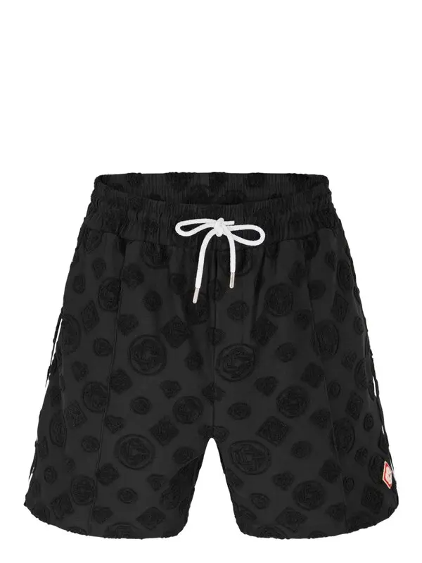 Casablanca Logo Track Shorts - Black
