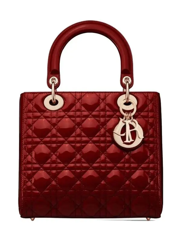 Dior Medium Lady Bag - Red