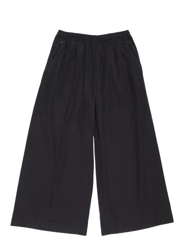 Acne Studios Relaxed Fit Wide Leg Trousers - Black