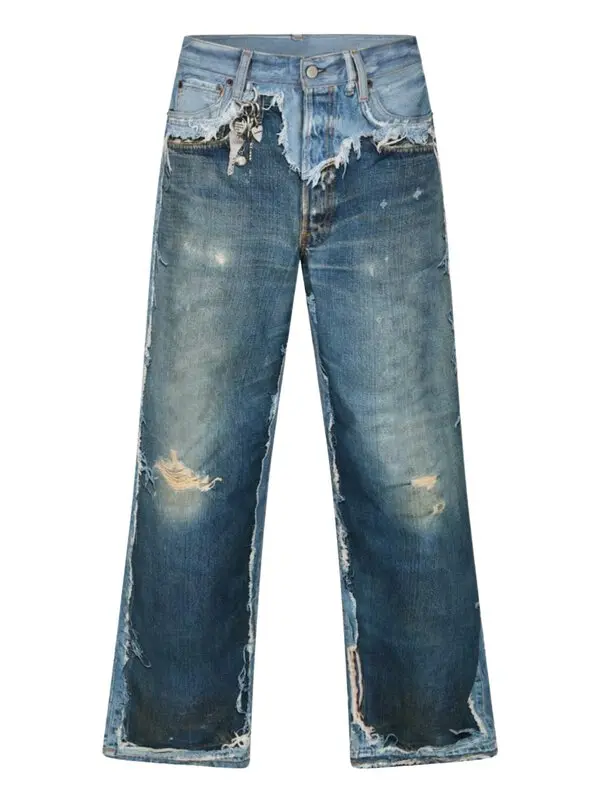 Acne Studios Trompe L'oeil Jeans - Blue