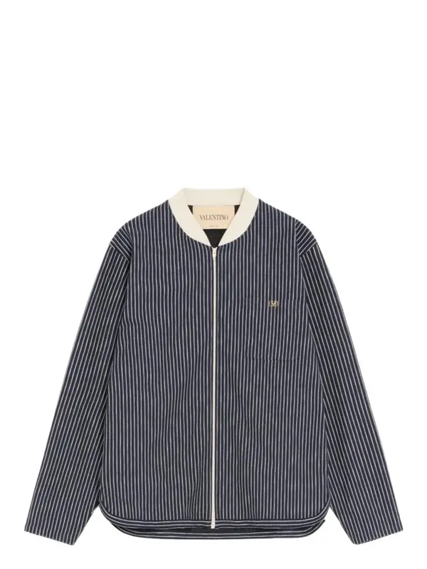 Valentino Garavani Viscose Sweatshirt With Striped Vlogo - No