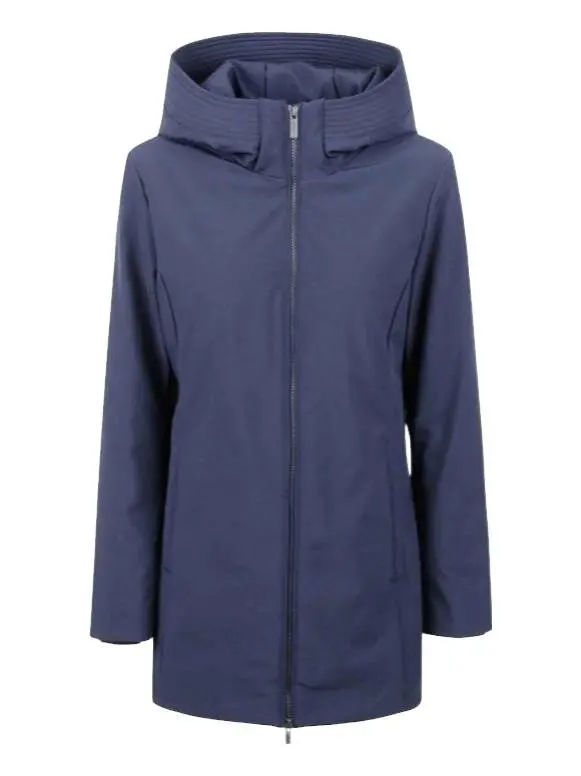 Woolrich Hooded Casual Jacket - Blue