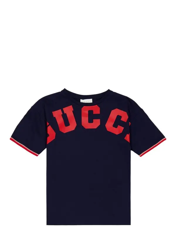 Gucci Logo Crew Neck T-shirt - Black
