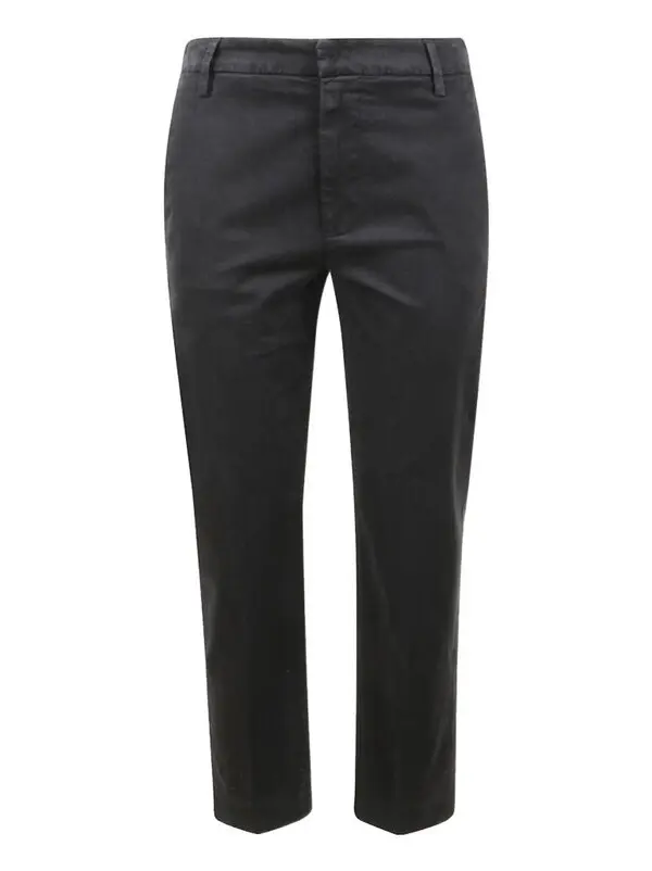 DONDUP Slim Fit Pants - Black