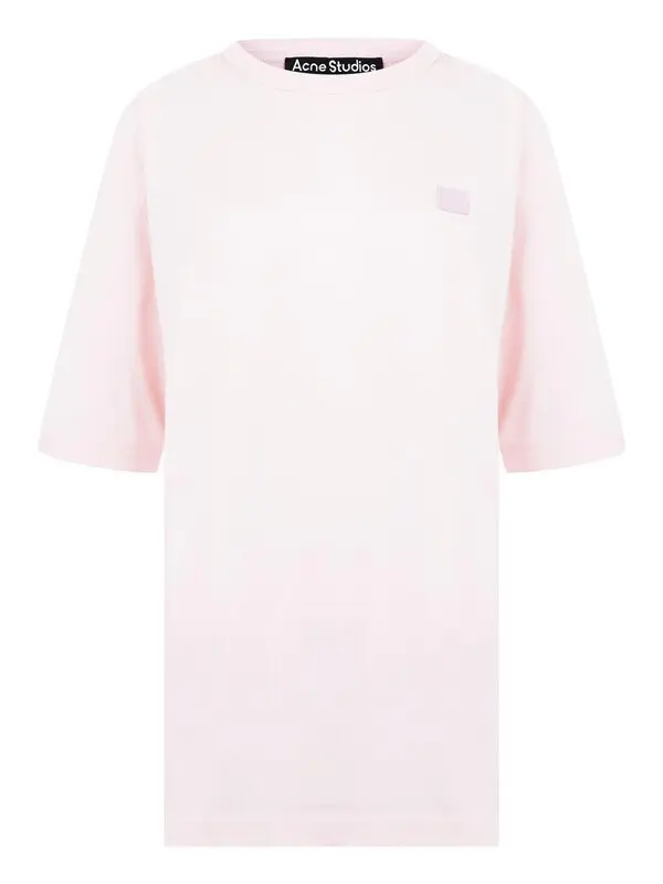 Acne Studios Regular Fit Logo T-shirt - White