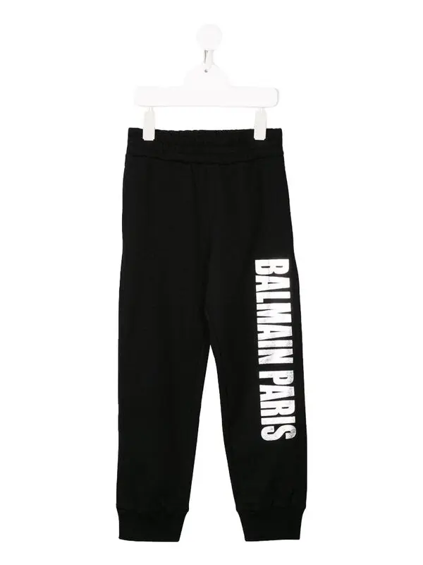Balmain Logo Sweatpants - Black