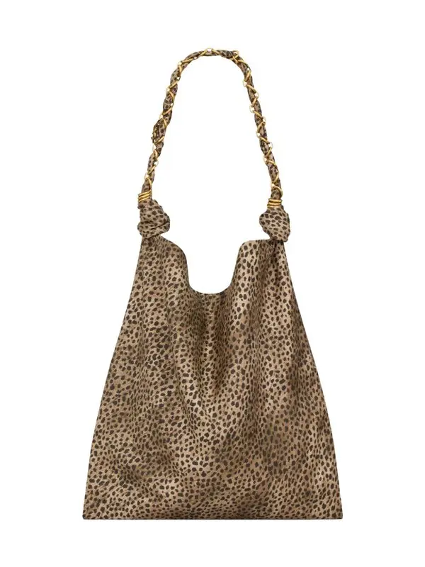 Saint Laurent Amalia Shoulder Bag - Black And Brown