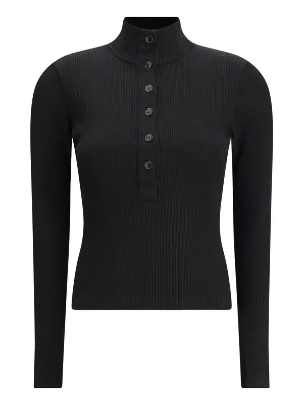 Citizens Of Humanity Sheena Henley Knitwear - Black