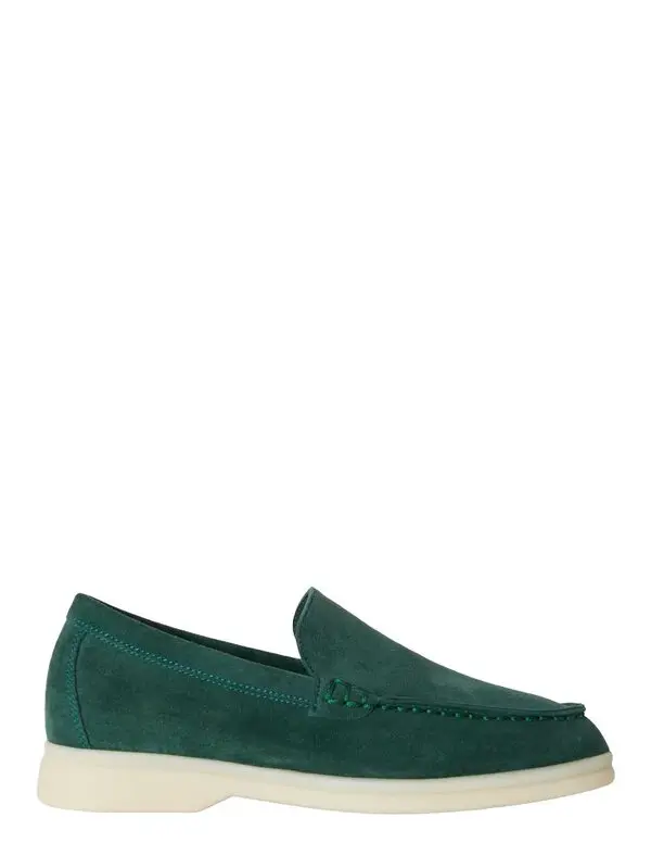 Loro Piana Summer Walk Loafers - Green