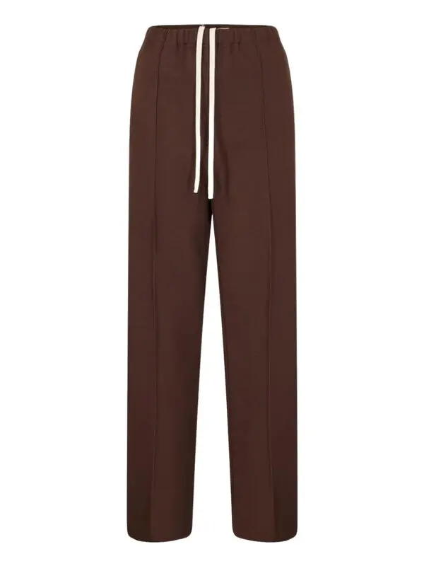 Miu Miu Logo Detail Track Pants - Red