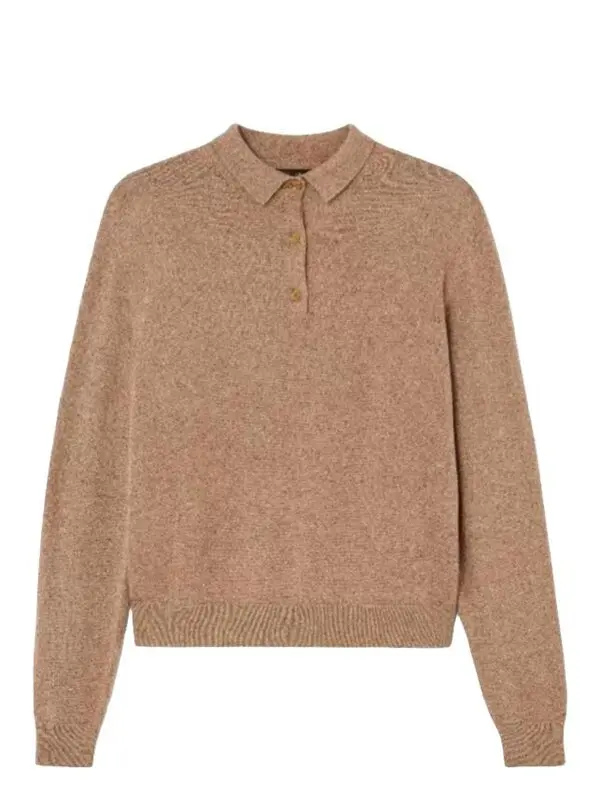 Loro Piana Long-sleeved Polo Shirt - Nude