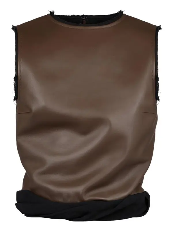 TOD'S Sleeveless Top - Brown