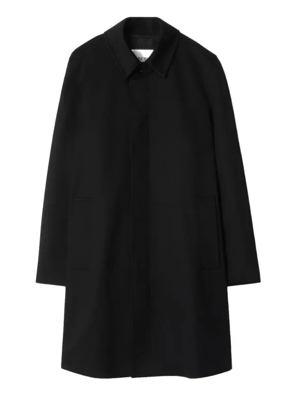 Burberry Mid-length Cashmere Car Coat - Black