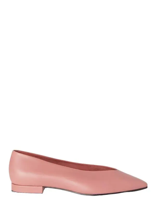 Loro Piana Pointed Rebecca Ballet Flats - Old Red